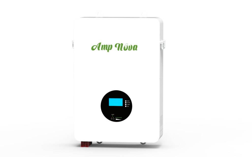 Amp Nova 51.2V 100Ah Wall Mounted LifePO4 Battery - Solar Battery ...