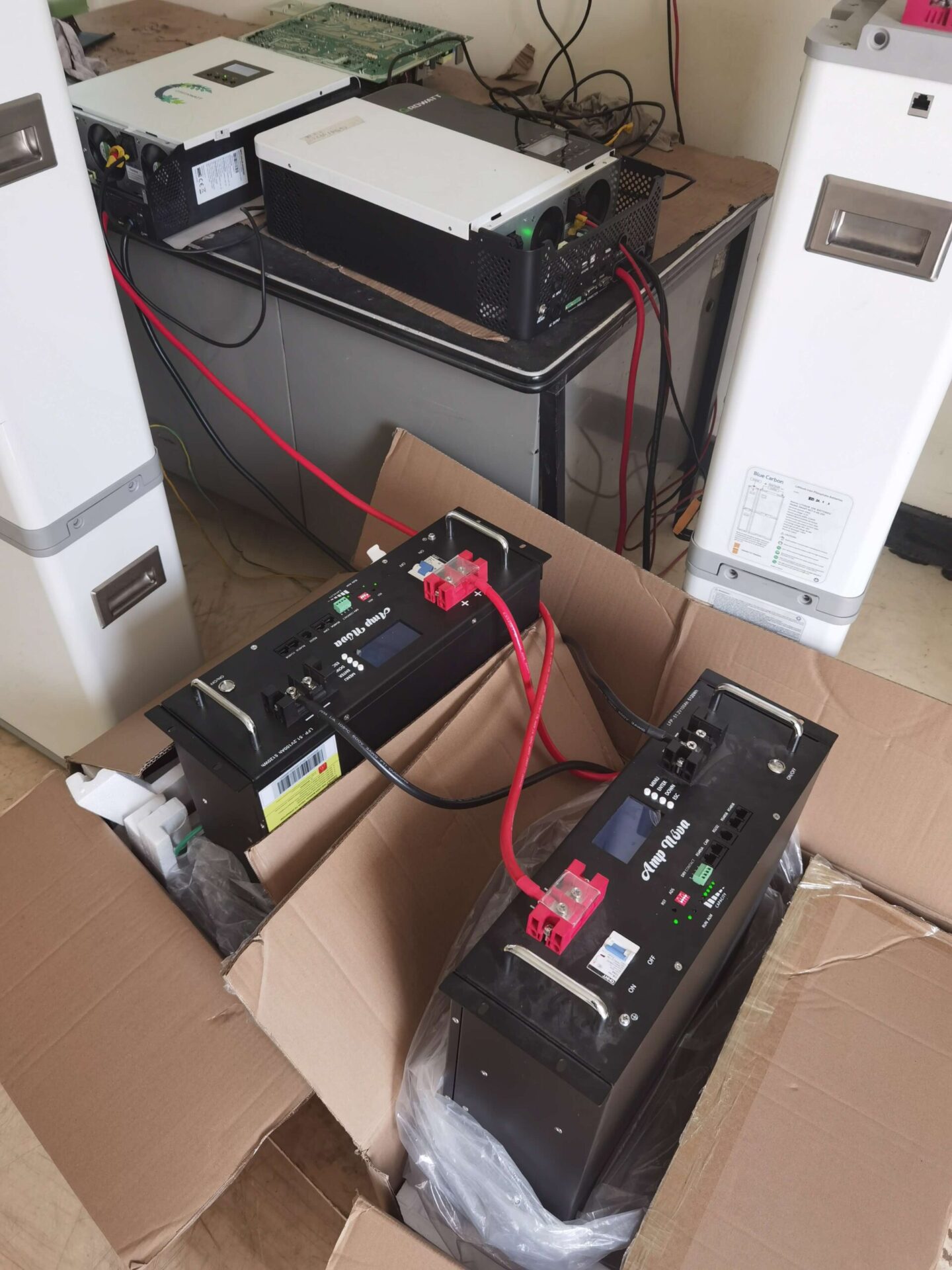 Server rack batteries projects